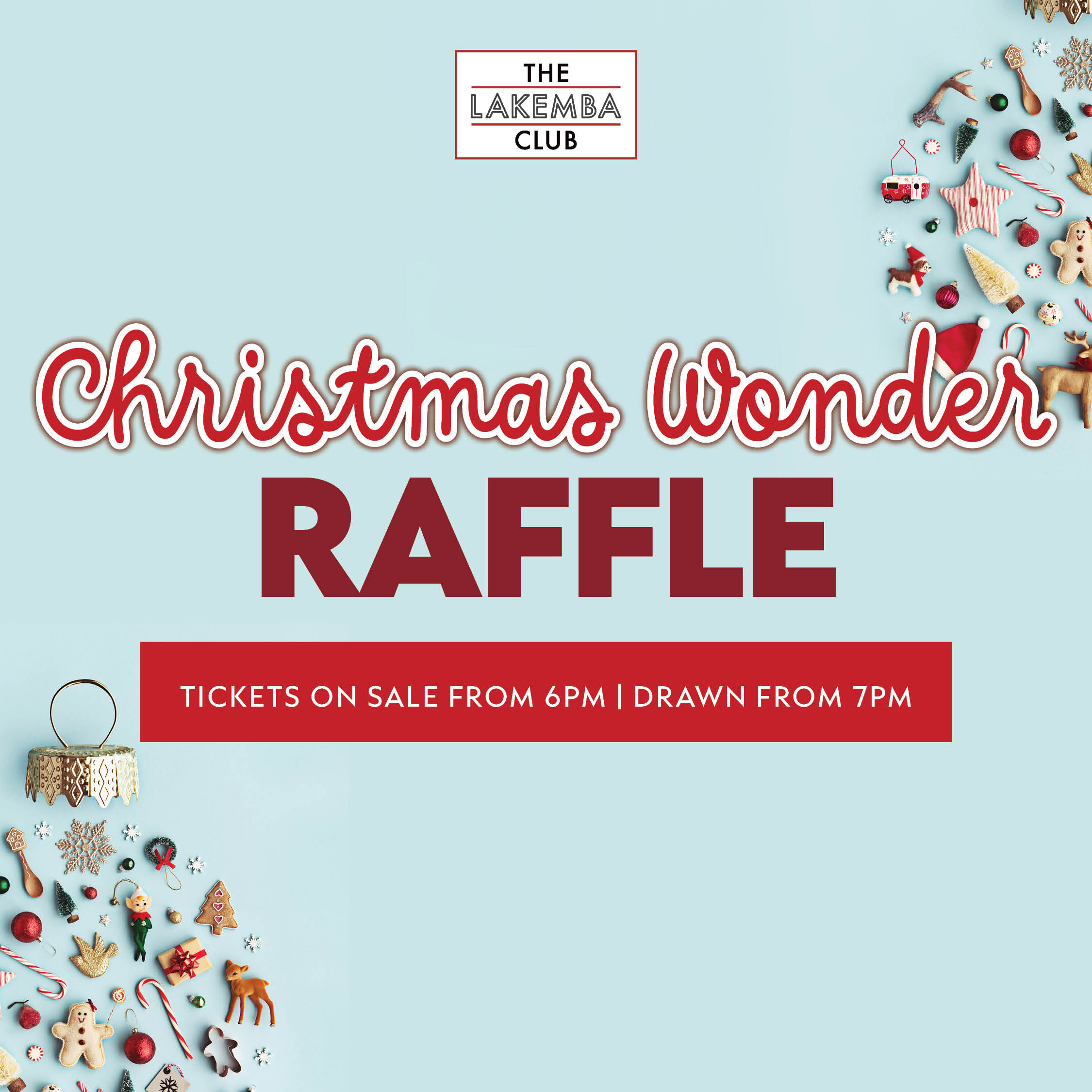 Christmas Wonder Raffle - The Lakemba Club